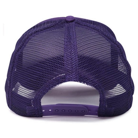 Team Fans | Accessories | New Nyu Violets Foam Trucker Mesh Snapback ...